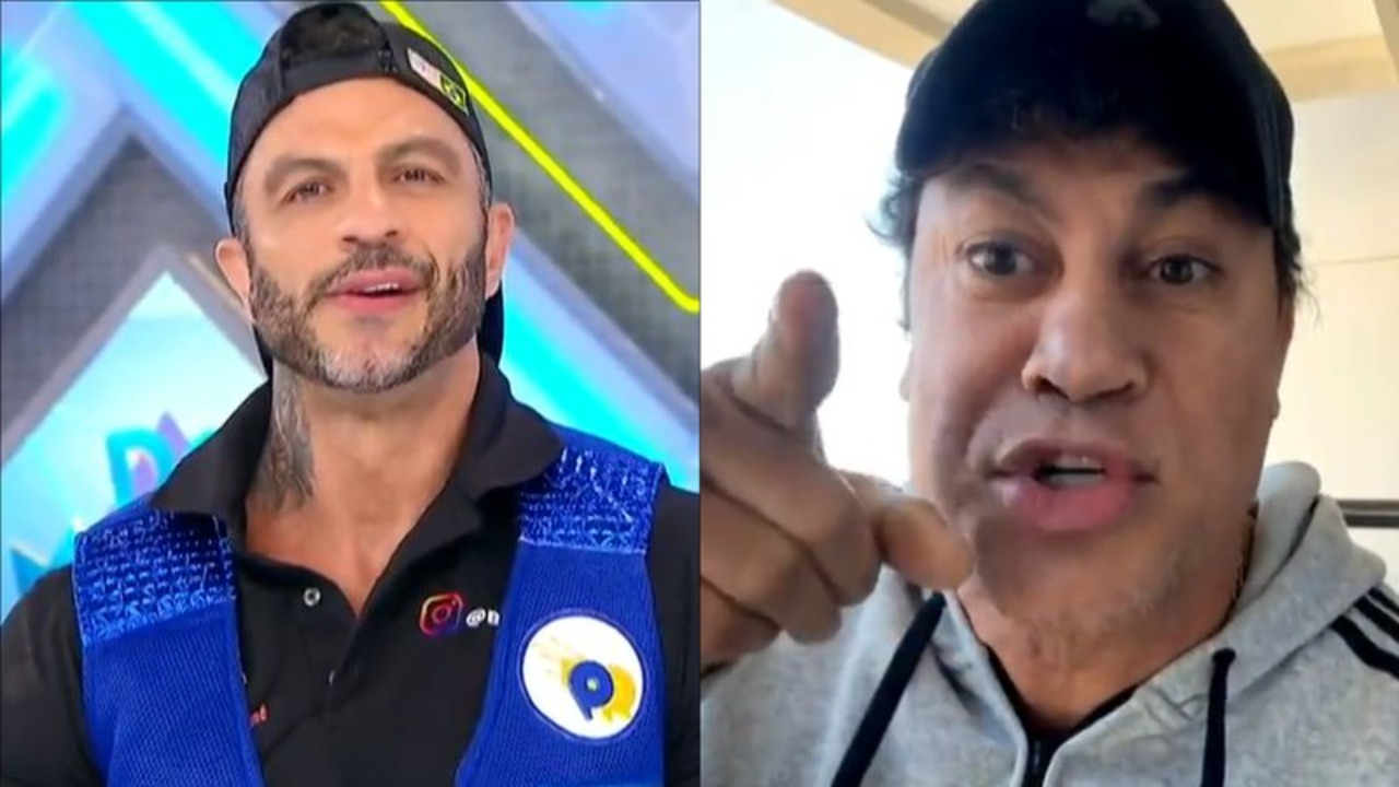 Popó e Bambam trocam farpas ao vivo no SBT: "Palhaço otário" • DOL