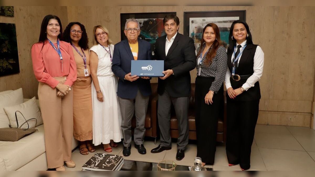 Presidente da Fecomércio visita Grupo RBA e divulga 'Semana S' • DOL