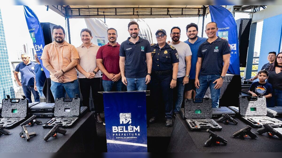 Guarda Municipal de Belém recebe 600 novas armas • DOL