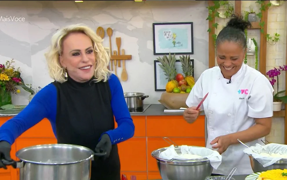 Cozinheira quebra "regra de ouro" da Globo ao vivo na Ana Maria • DOL