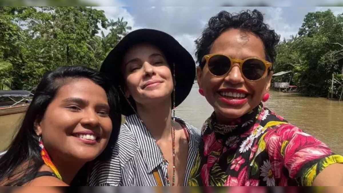 Débora Falabella visita a Ilha do Combu e se encanta; veja • DOL