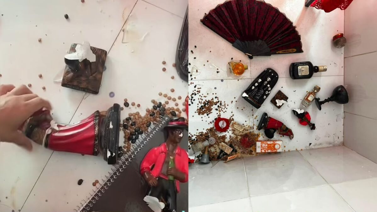 Intolerância religiosa: restaurante é alvo de vandalismo em Belém • DOL