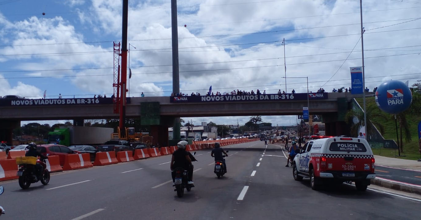 Novo viaduto da BR-316 com a Av. Independência é inaugurado • DOL